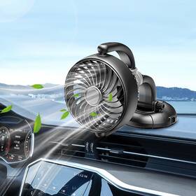 TRUSTNICE FCF-666 Car Fan Usb Cooling Brushless Motor Noise
